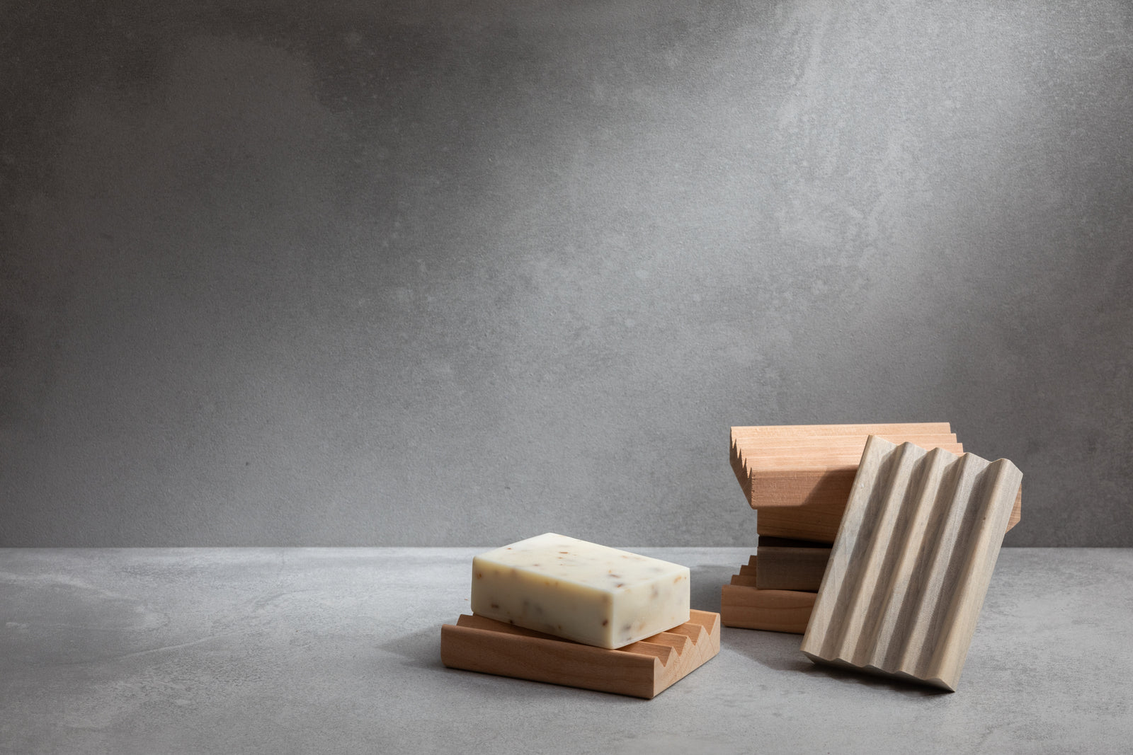 Natural Wood Soap Dishes