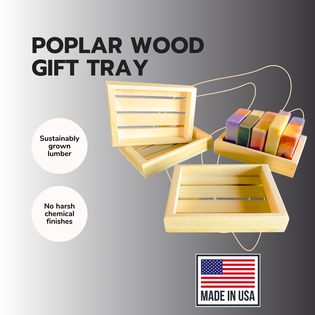 Wood Gift Tray - Handmade in USA